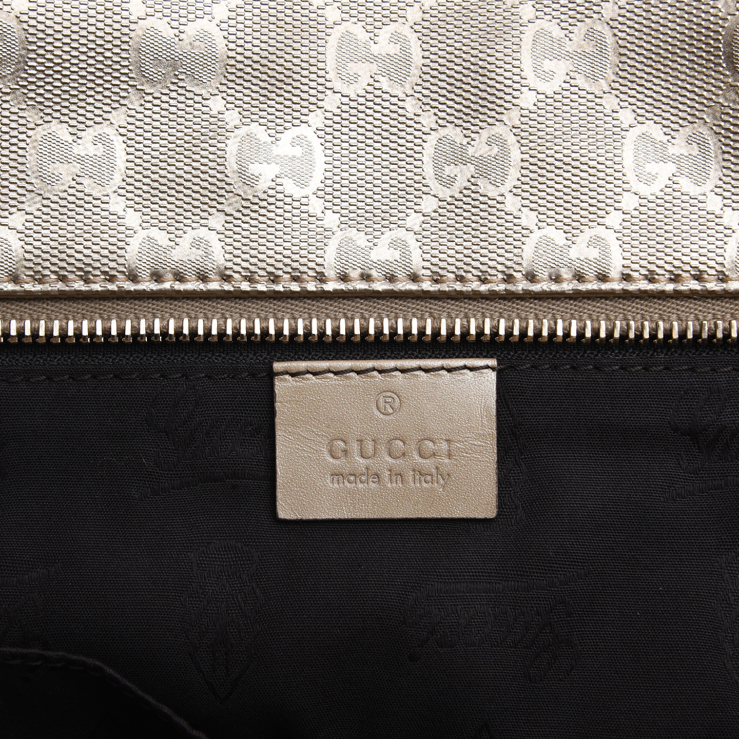 Gucci Gold Imprime Monogram Medium Tote Bag 07 - LabelCentric